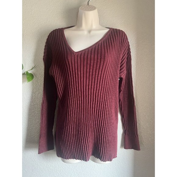 Open Edit | Sweaters | Womens Open Edit Asymmetrical Neck Ribbed ...